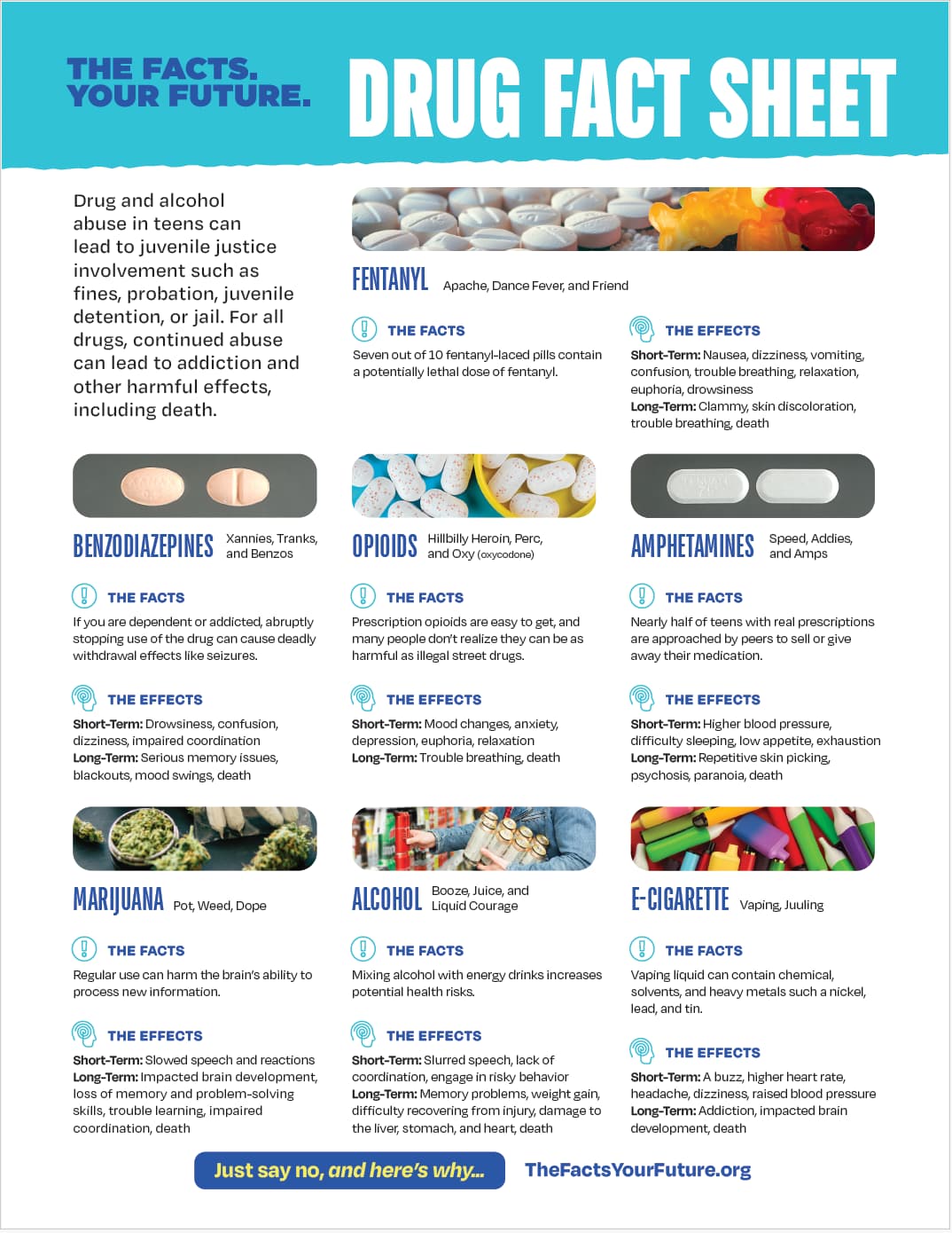 Drug Facts One-Pager - The Facts. Your Future.