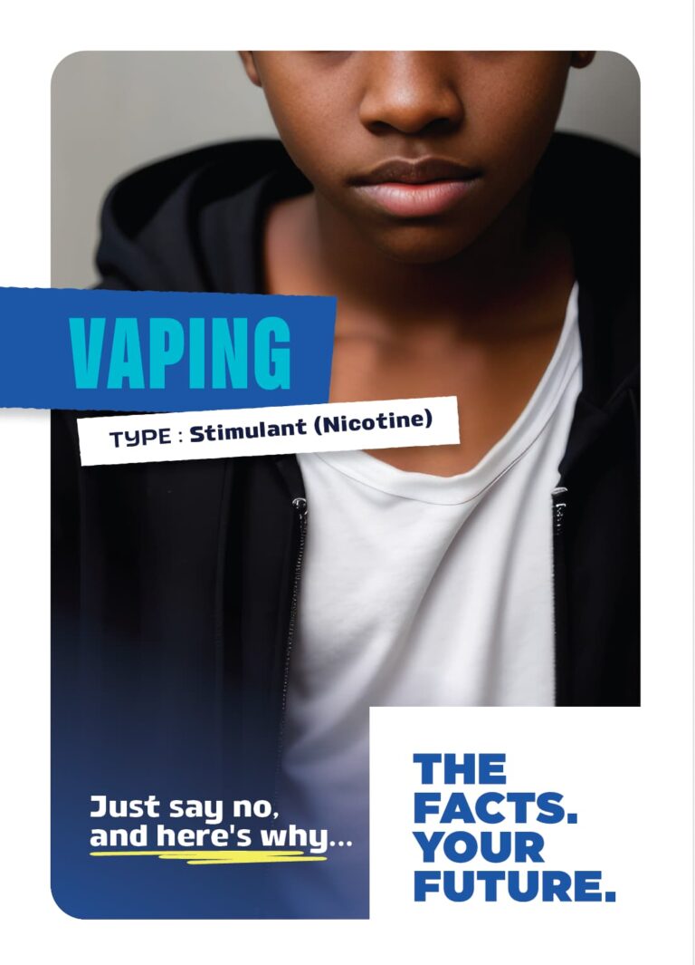 Vaping Facts Postcard - The Facts. Your Future.